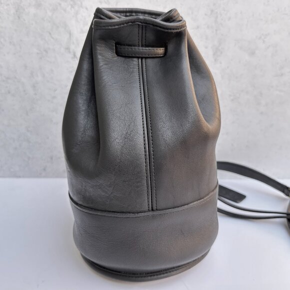 Coach | Bags | Rare Coach Vintage 9s Bixby Sling Black Leather Bag ...